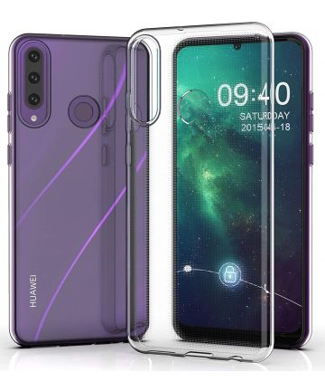 Huawei Y6p Back Cover Dun TPU Transparant | GSMpunt.nl