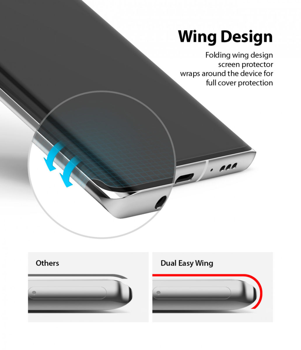 Ringke Dual Easy Wing LG Velvet Screenprotector (Duo Pack) | gsmpunt