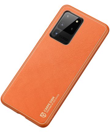 Dux Ducis Yolo Series Samsung Galaxy S20 Ultra Hoesje Backcover Oranje | GSMpunt.nl