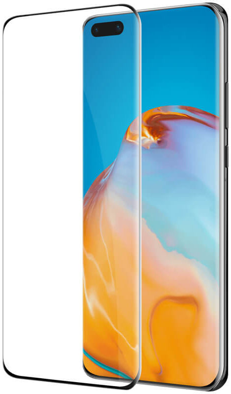 Nillkin Huawei P40 Pro Curved Screen Protector Zwart | GSMpunt.nl