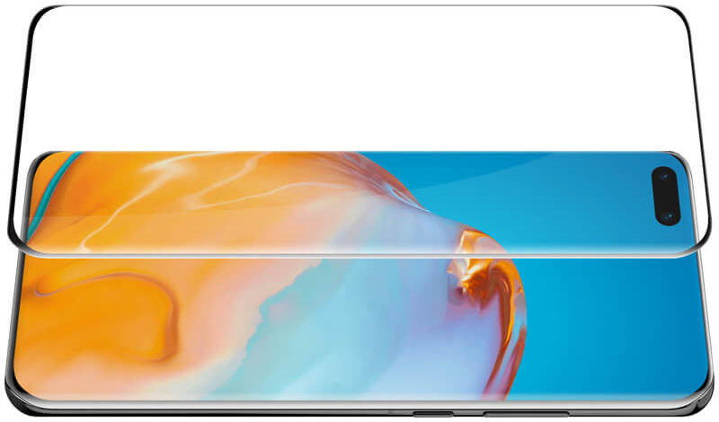Nillkin Huawei P40 Pro Curved Screen Protector Zwart | GSMpunt.nl