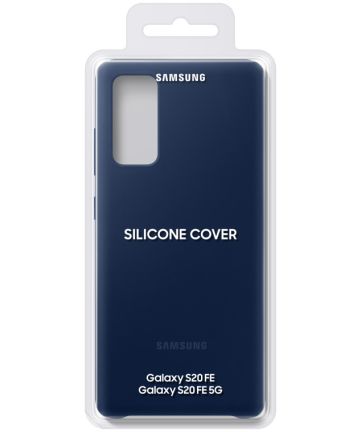 Origineel Samsung Galaxy S20 FE Hoesje Silicone Back Cover Blauw ...