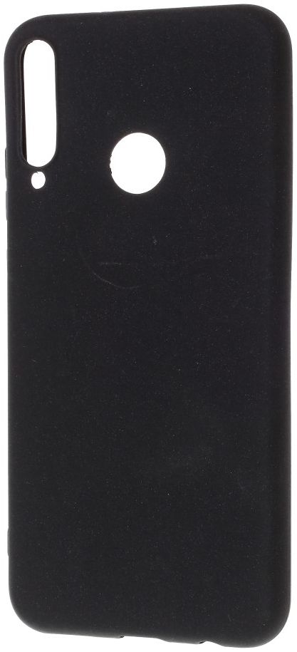 Huawei P40 Lite E Hoesje Matte Flexibele TPU Back Cover Case Zwart ...