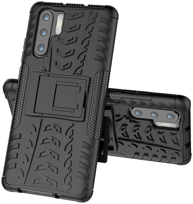 Hybride Huawei P30 Pro Back Cover Zwart | gsmpunt