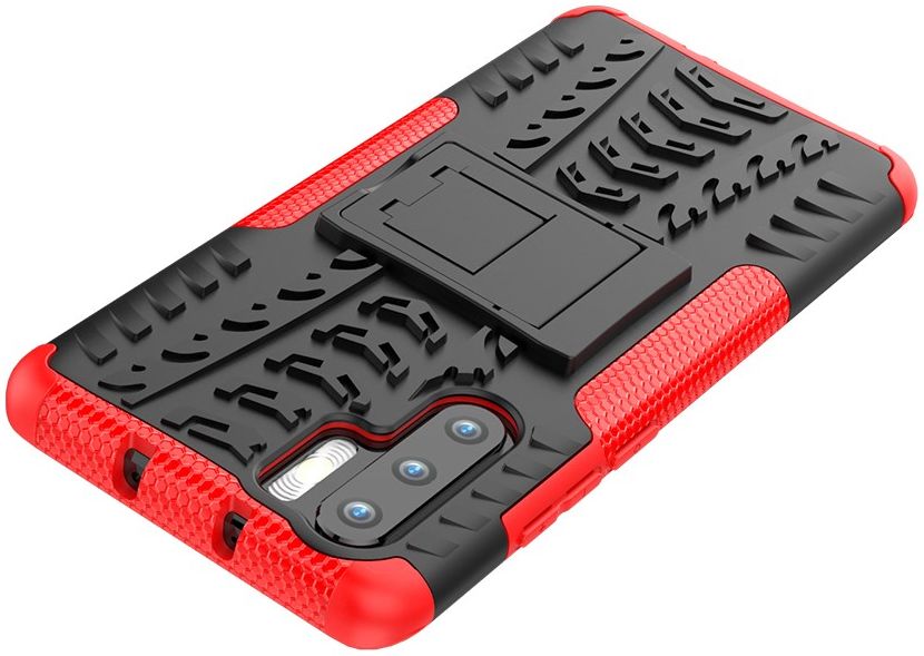 Hybride Huawei P30 Pro Back Cover Rood | GSMpunt.nl