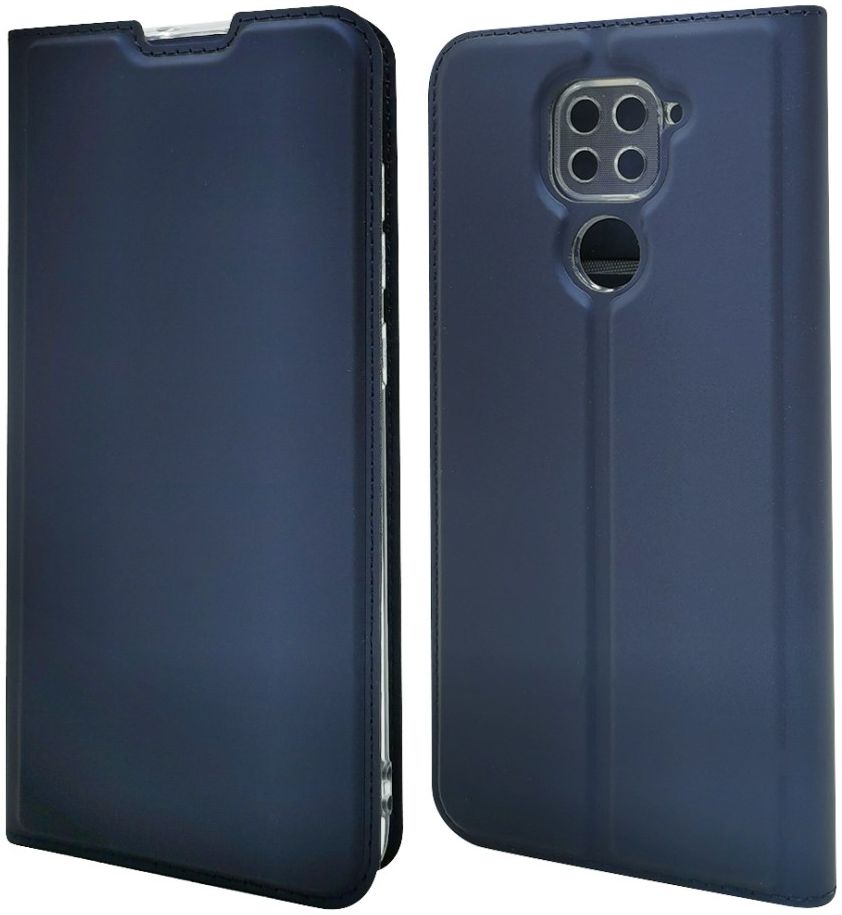 Xiaomi Redmi Note 9 Book Case Hoesje Stijlvol Luxe Wallet Blauw | gsmpunt