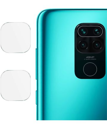 IMAK Xiaomi Redmi Note 9 Glass Camera Protector Duo Pack | GSMpunt.nl