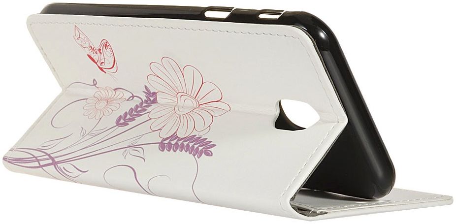 Nokia 2.3 Portemonnee Hoesje Print Bloemen | GSMpunt.nl