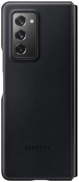 Origineel Samsung Galaxy Z Fold 2 Hoesje Leather Back Cover Zwart | gsmpunt