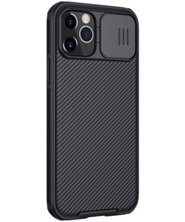 Nillkin CamShield Apple iPhone 12 / 12 Pro Hoesje Camera Slider Zwart ...