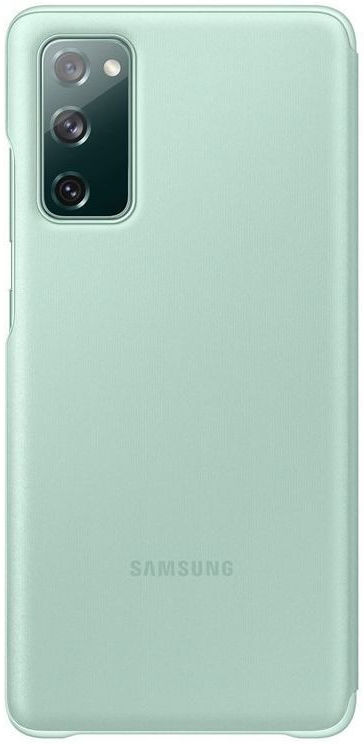 Origineel Samsung Galaxy S20 FE Hoesje Smart Clear View Cover Groen | gsmpunt