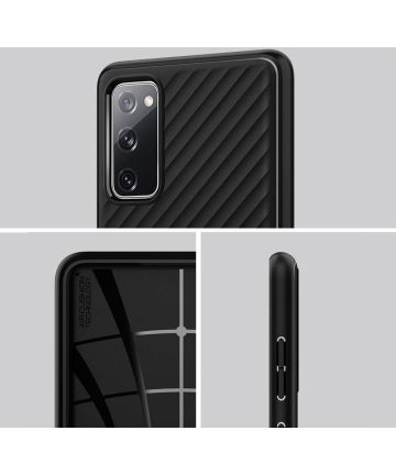 Spigen Core Armor Samsung Galaxy S20 FE Hoesje Zwart | GSMpunt.nl