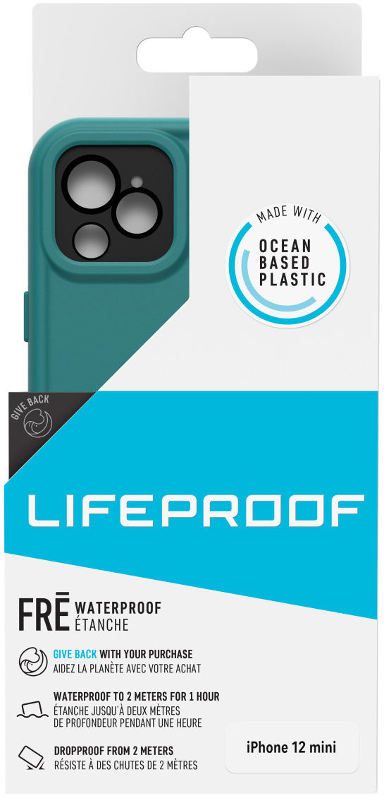 Lifeproof Frē Apple iPhone 12 Mini Hoesje Waterdicht Blauw | gsmpunt