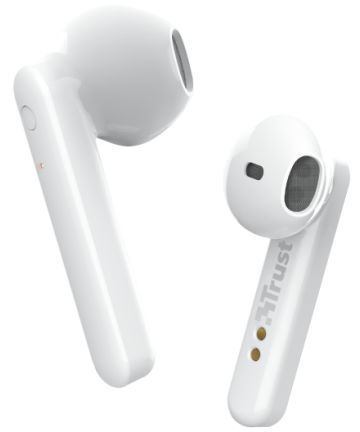 Trust Primo Touch Wireless Bluetooth Earphones Wit | GSMpunt.nl
