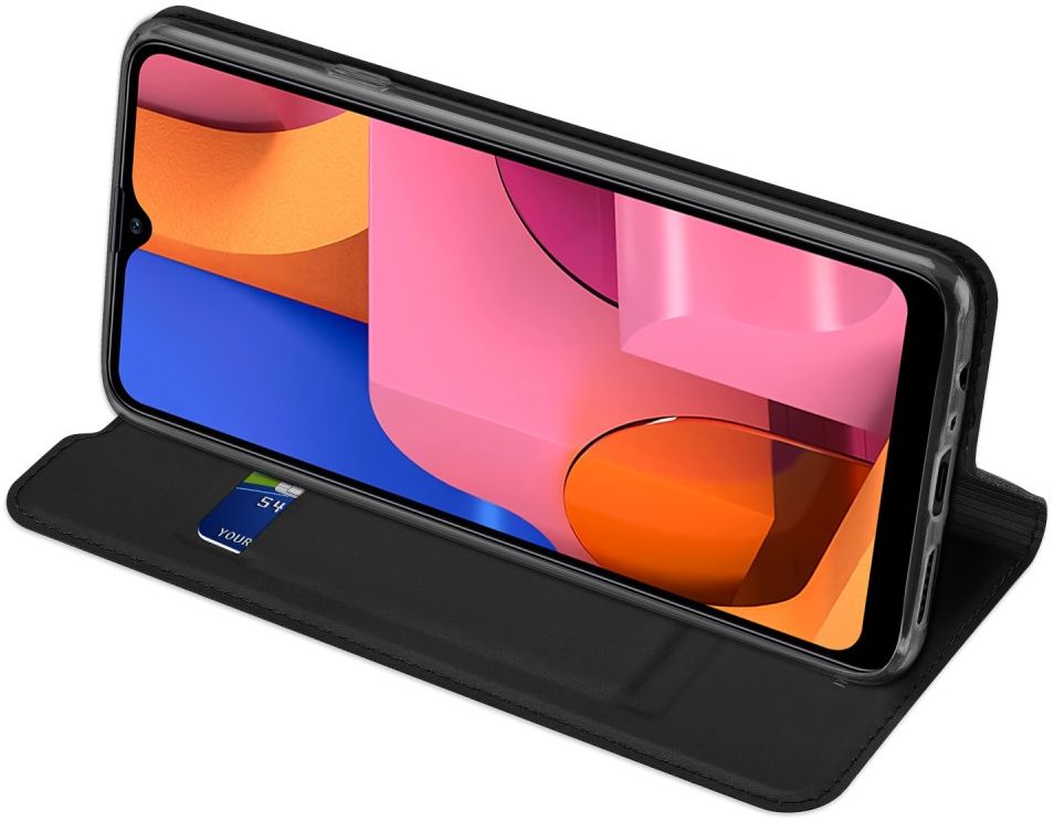 Dux Ducis Skin Pro Series Samsung Galaxy A20s Hoesje Zwart | gsmpunt