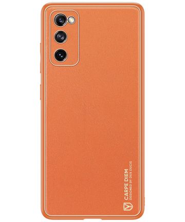 Dux Ducis Yolo Series Samsung Galaxy S20 FE Hoesje Backcover Oranje | GSMpunt.nl
