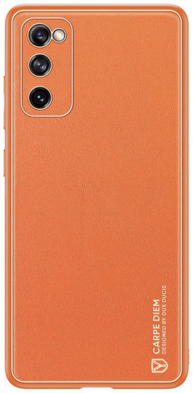 Dux Ducis Yolo Series Samsung Galaxy S20 FE Hoesje Backcover Oranje | gsmpunt