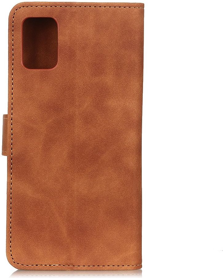 KHAZNEH Oppo Reno 4 Hoesje Retro Wallet Book Case Bruin | gsmpunt