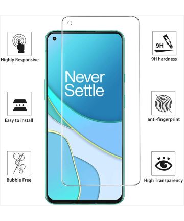 OnePlus 8T Soft Case + Screen Protector Transparant | GSMpunt.nl