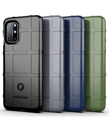 OnePlus 8T Back Cover Hoesje Rugged Armor Zwart | GSMpunt.nl
