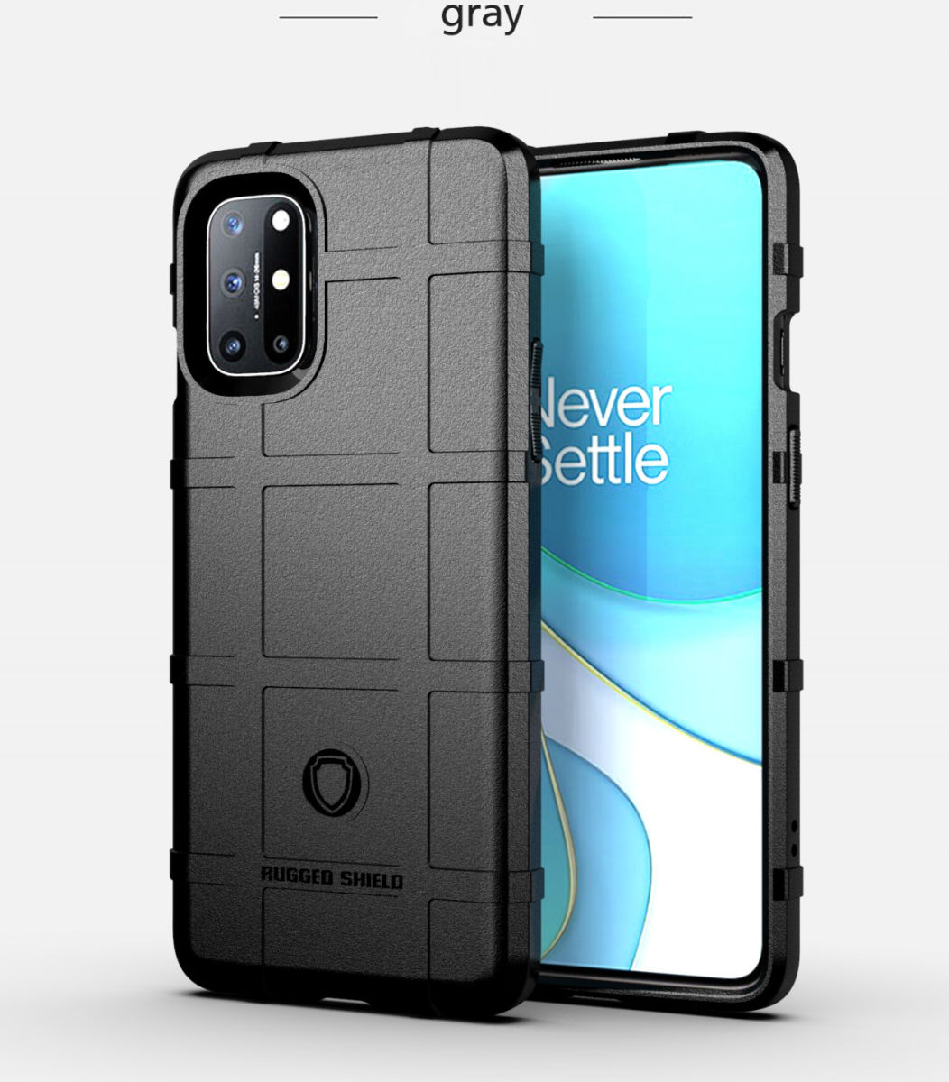OnePlus 8T Back Cover Hoesje Rugged Armor Zwart | GSMpunt.nl