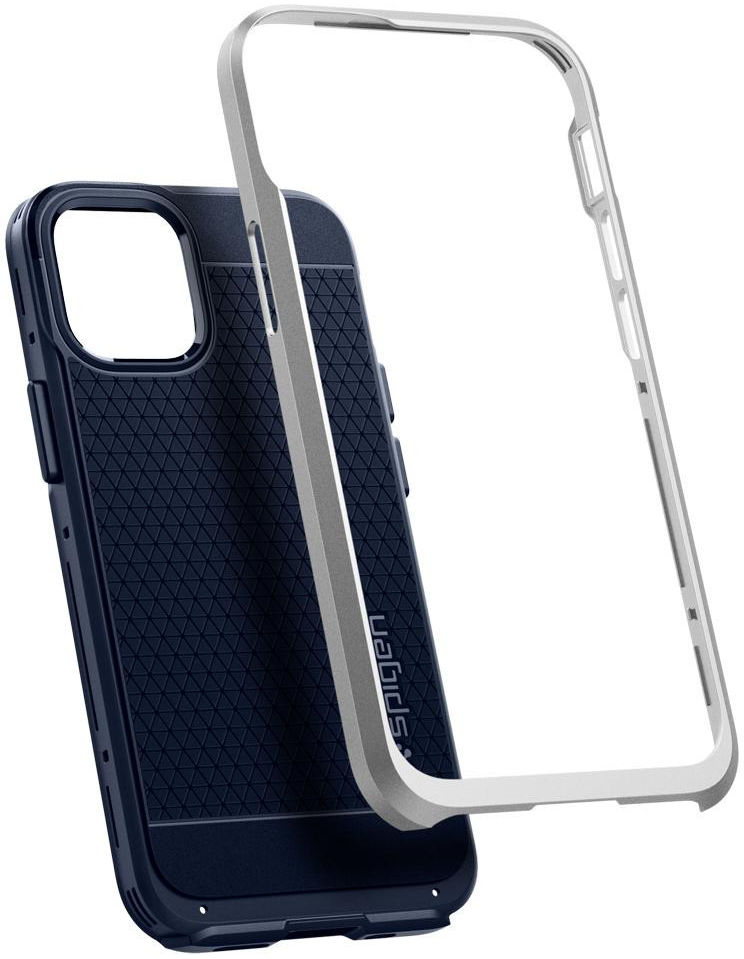 Spigen Neo Hybrid Apple iPhone 12 Mini Hoesje Satin Silver | gsmpunt