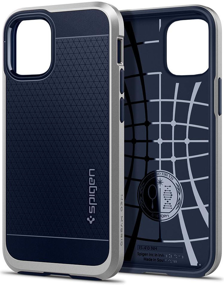 Spigen Neo Hybrid Apple iPhone 12 Mini Hoesje Satin Silver | gsmpunt