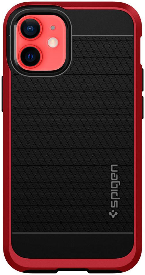 Spigen Neo Hybrid Apple iPhone 12 Mini Hoesje Rood | gsmpunt