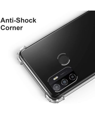 Oppo A53 / A53s Hoesje Schokbestendig Dun TPU Back Cover Transparant ...