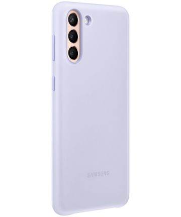 Origineel Samsung Galaxy S21 Plus Hoesje Smart LED Cover Paars | GSMpunt.nl