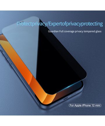 Nillkin Apple iPhone 12 Mini Privacy Glass Screenprotector | GSMpunt.nl